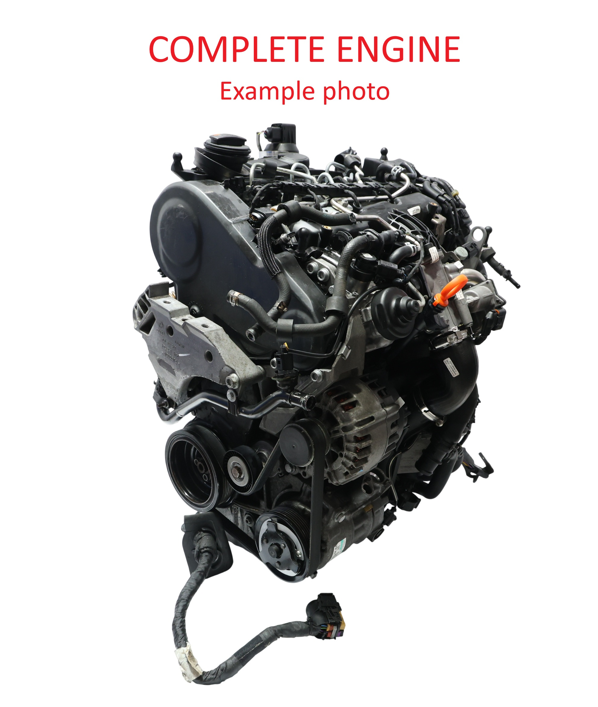 VW Golf MK5 MK6 Scirocco Skoda Yeti Motor Desnudo CBDB 2.0 TDI 140HP ...