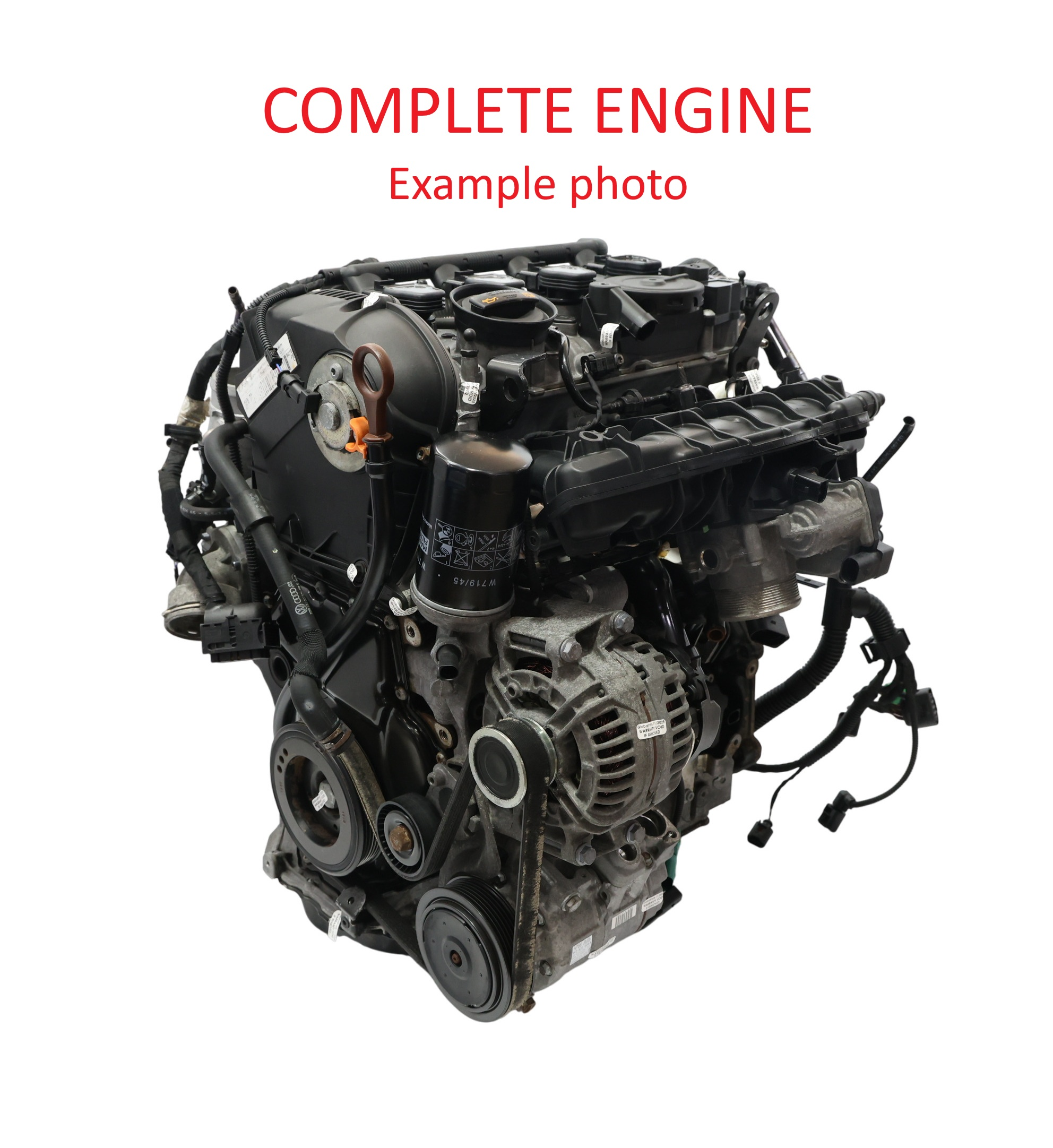 VW Golf Mk5 Scirocco Mk3 Audi A3 8P Bare Engine CAWB 2.0 TFSI 200HP 99k ...