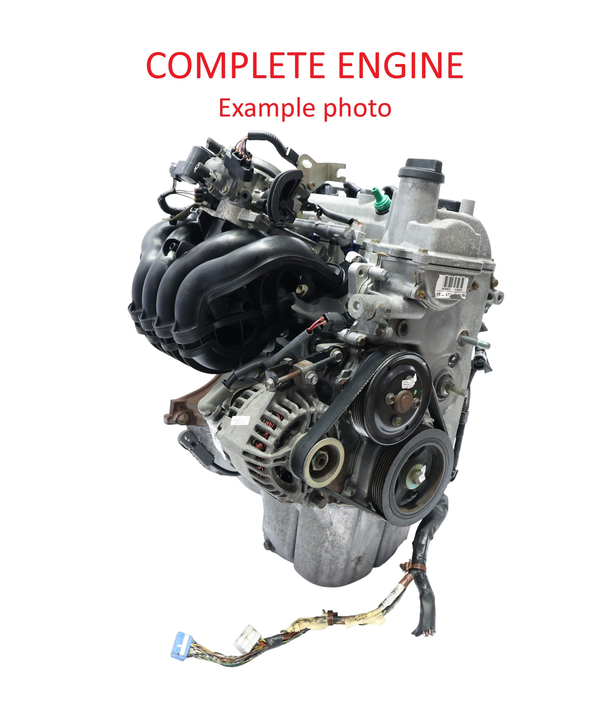 Toyota Yaris MK1 Bare Engine 1SZ 1SZ-FE 1.0 Petrol 68HP 35k miles, WARRANTY