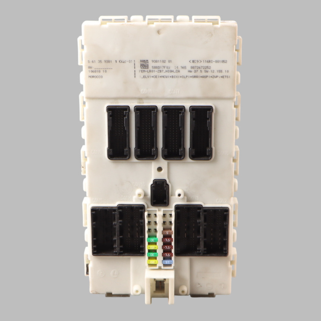 BMW F20 F30 F36 Módulo Electrónico Delantero Unidad De Control FEM 9381102