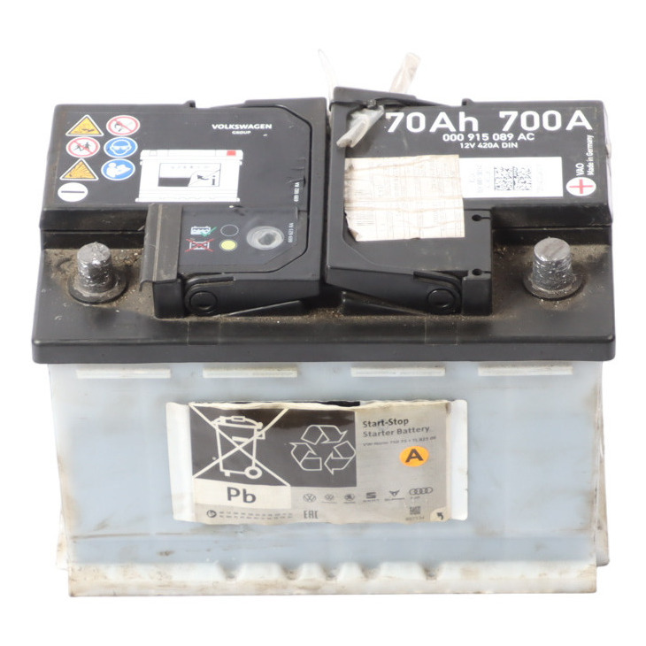Volkswagen Seat Skoda Audi Car Battery 12V 70Ah 700A 000915089AC