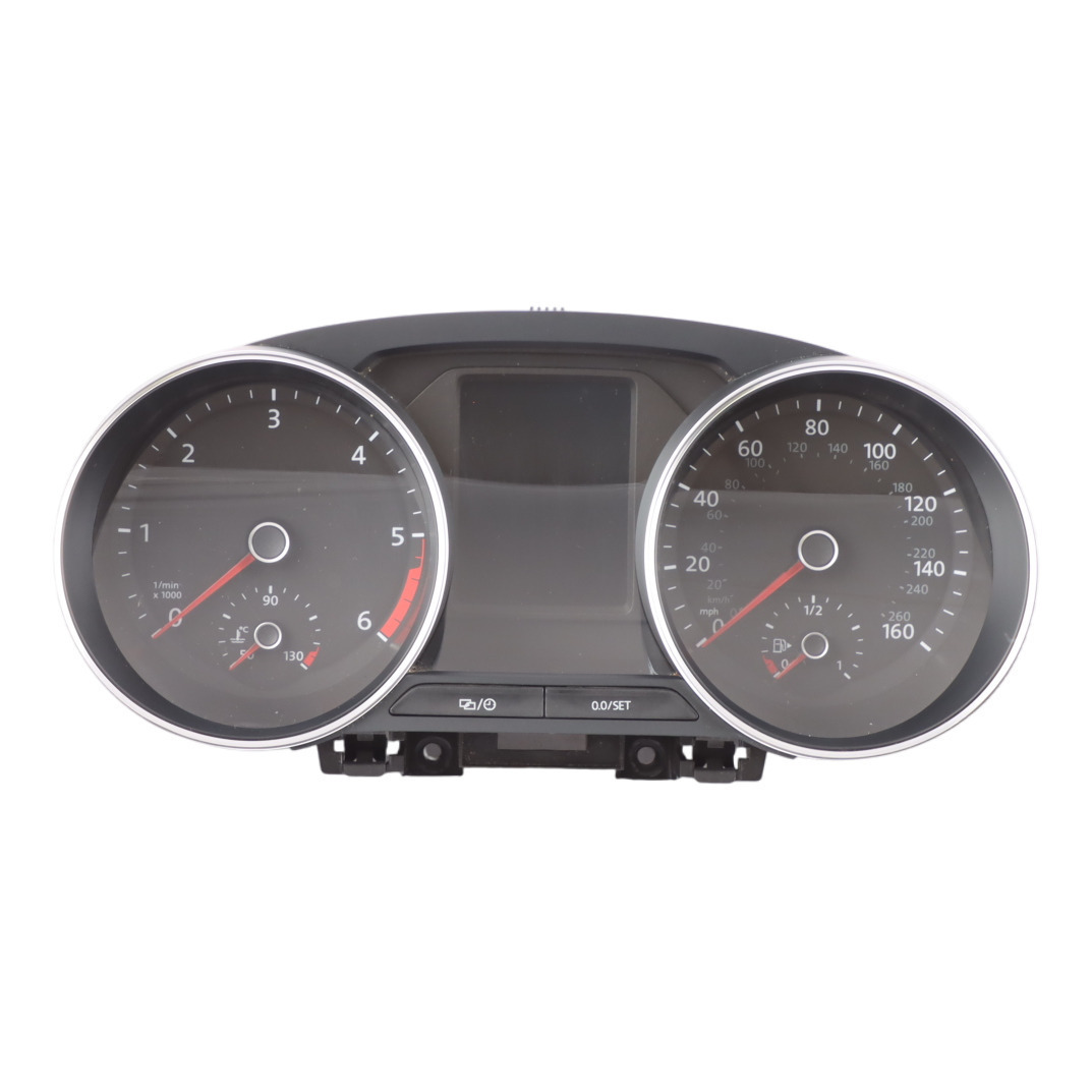 Volkswagen Polo Mk5 6C Instrument Cluster Speedo Meter Manual Diesel ...