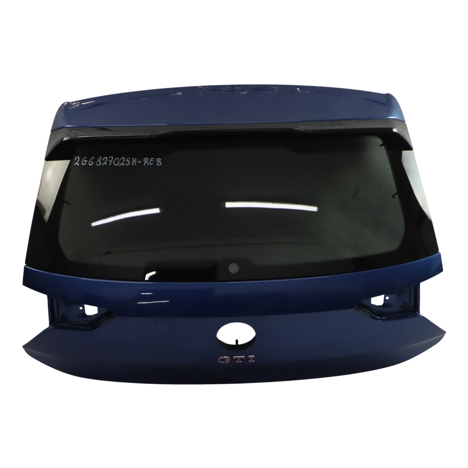 Volkswagen VW Polo Mk6 Tailgate Boot Trunk Lid Rear Reef Blue Metallic ...