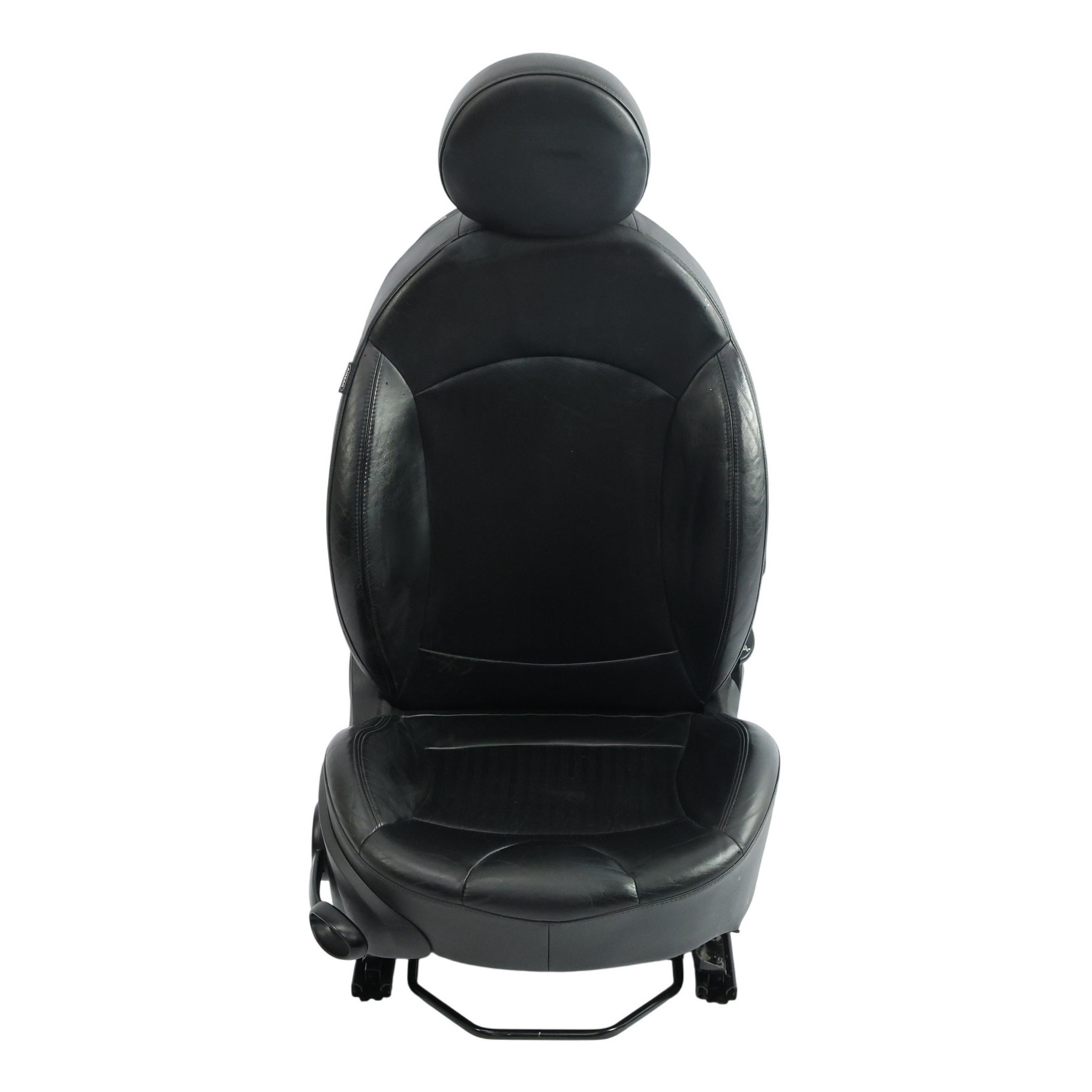 Mini Cooper R55 R56 R57 Front Seat Side Sport Carbon Black Leather ...
