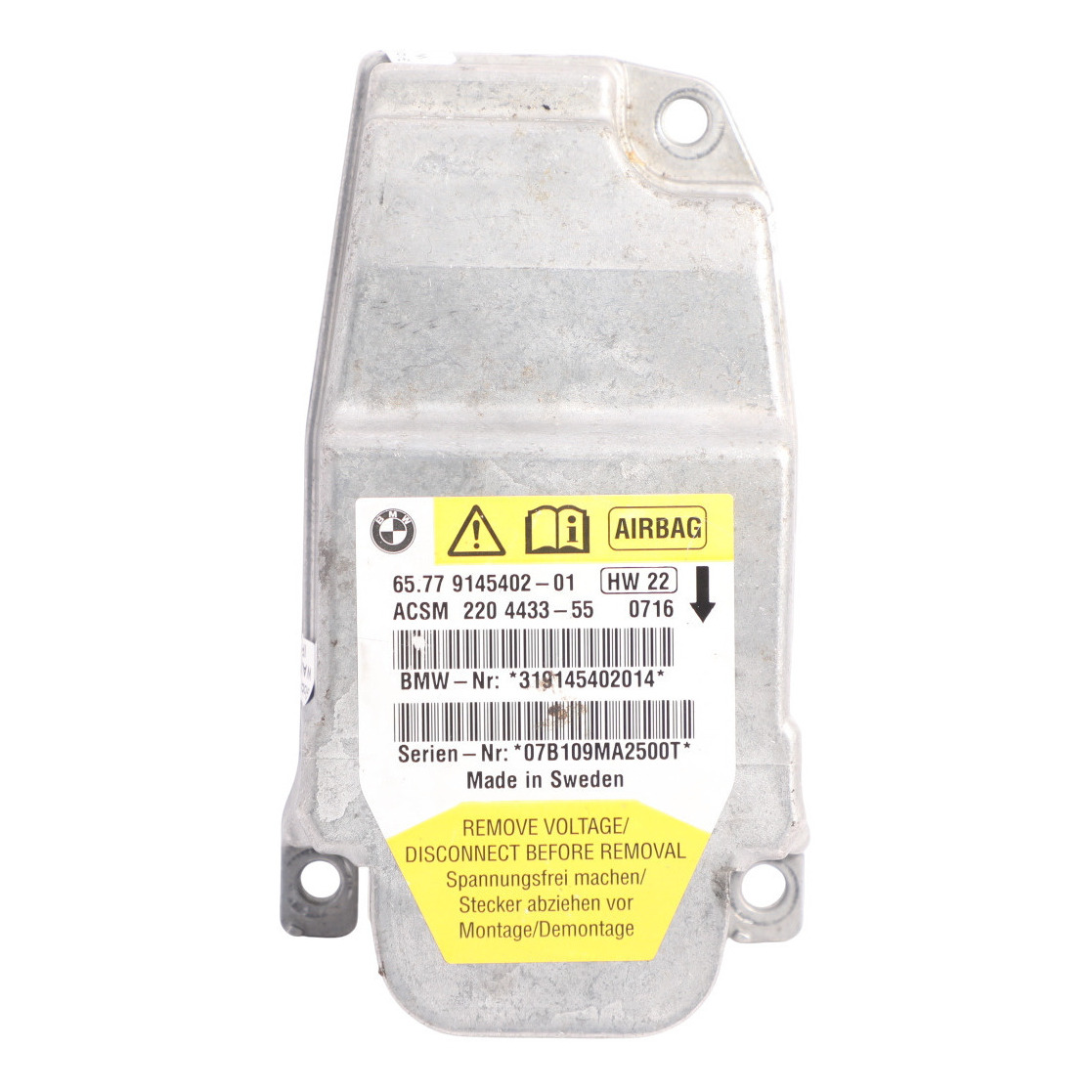 BMW E64 Air Module ECU Control Unit Centre Vehicle Sensor Controller ...