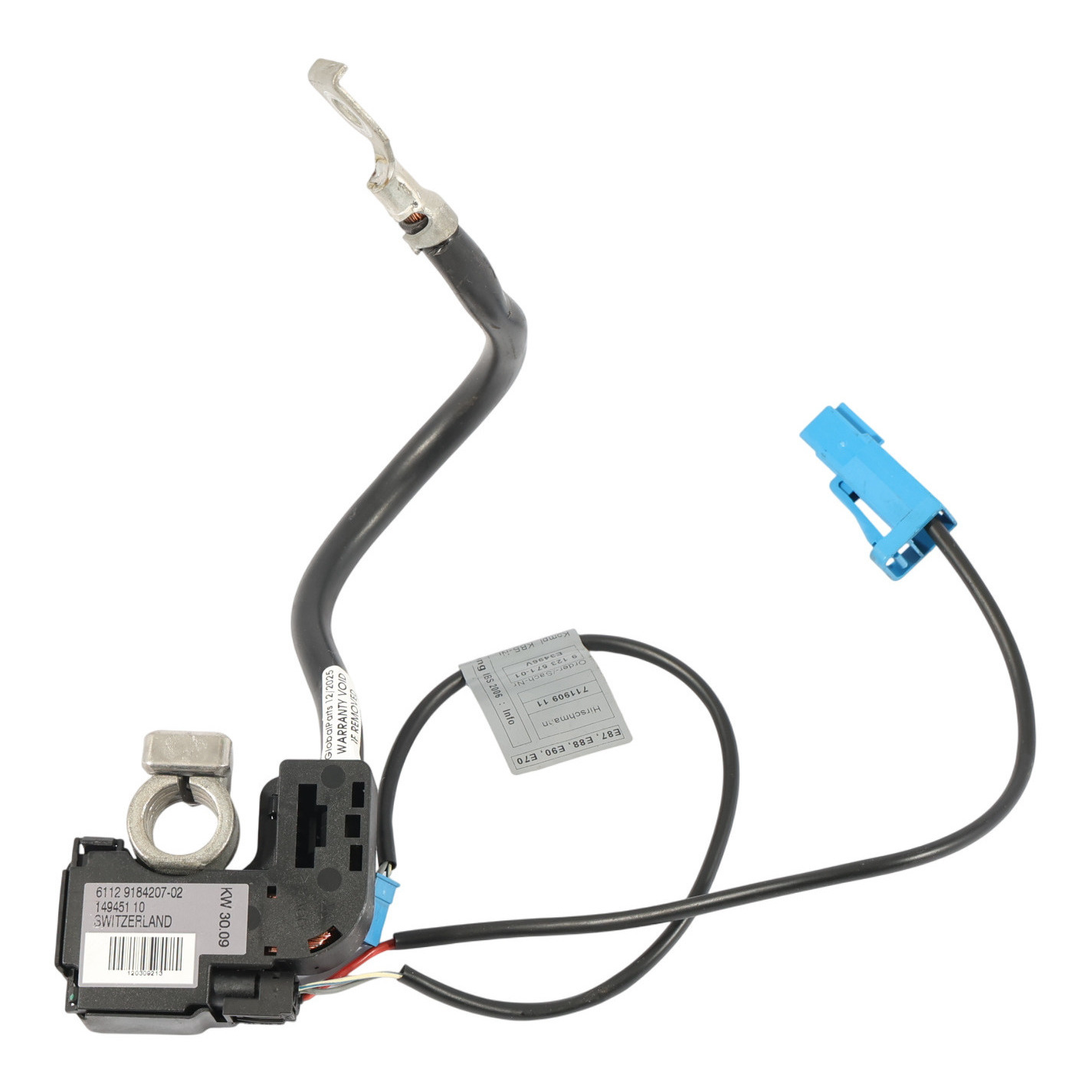 BMW E90 E91 E92 E93 Câble Négatif Batterie Moins Pôle Adaptateur IBS ...