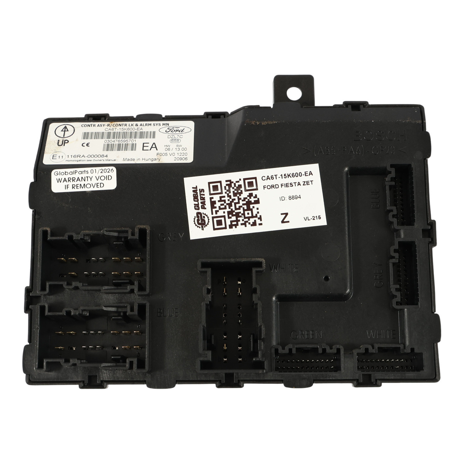 Ford Fiesta Mk7 Body Control Module BCM Controller Unit ECU CA6T-15K600-EA