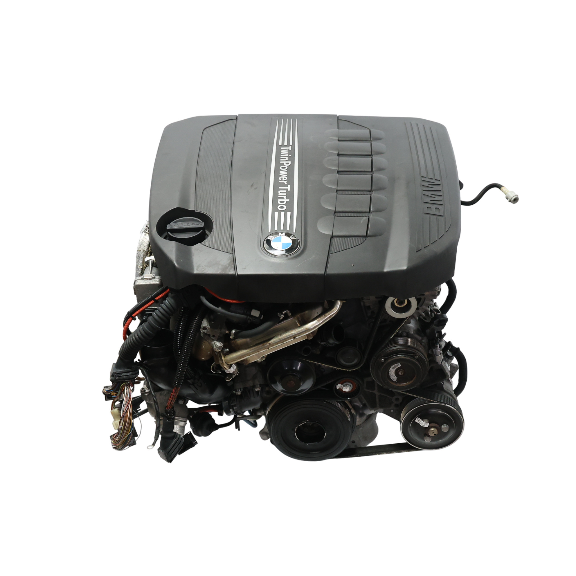 BMW F10 F11 535d F01 740d Complete Engine N57S N57D30B 306HP 99k miles ...