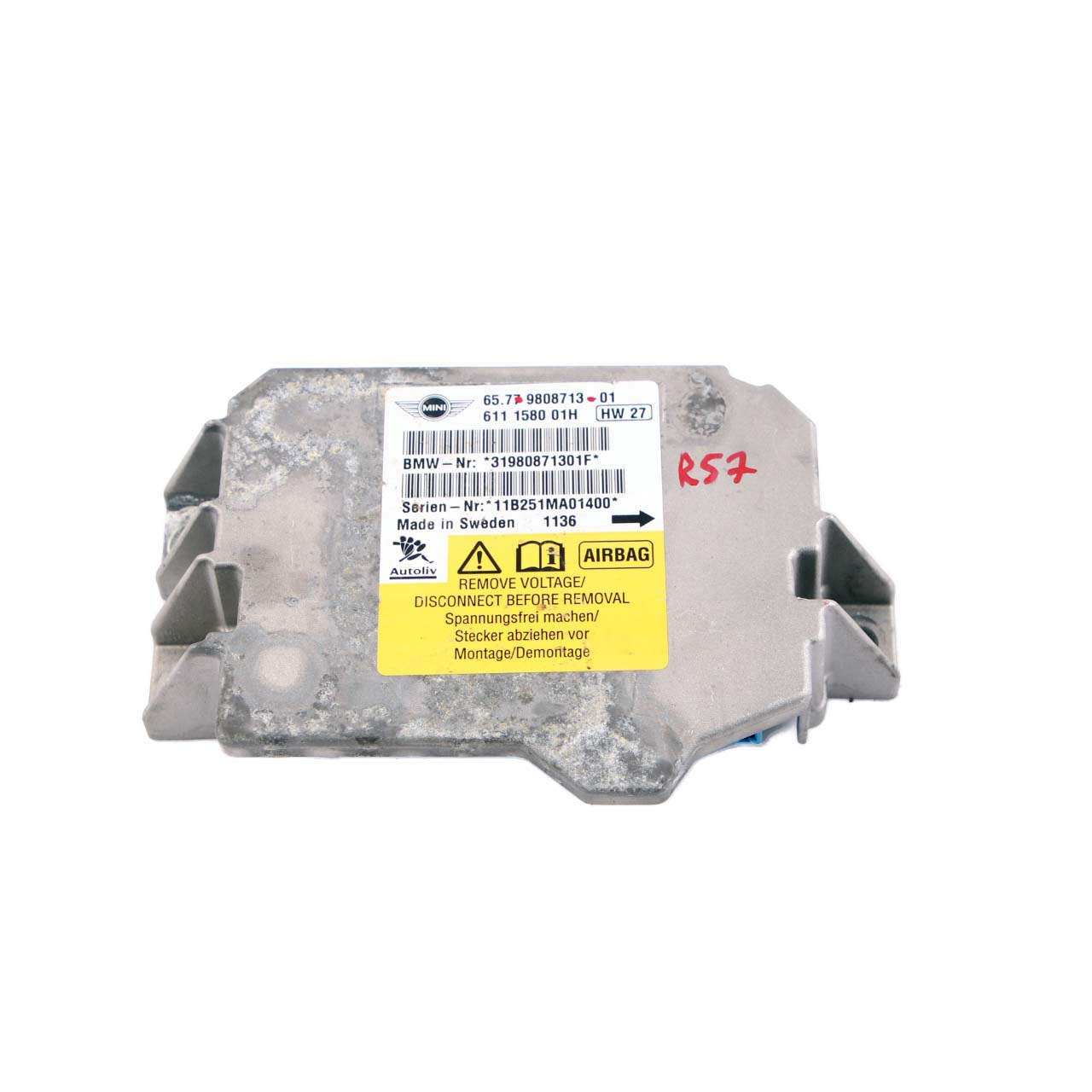 Mini Cooper S Cabrio R57 R57N LCI Air Module ECU Control Unit Module ...