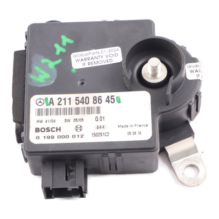 Mercedes W211 Battery Module Trunk Relay Control Module Unit A2115408645
